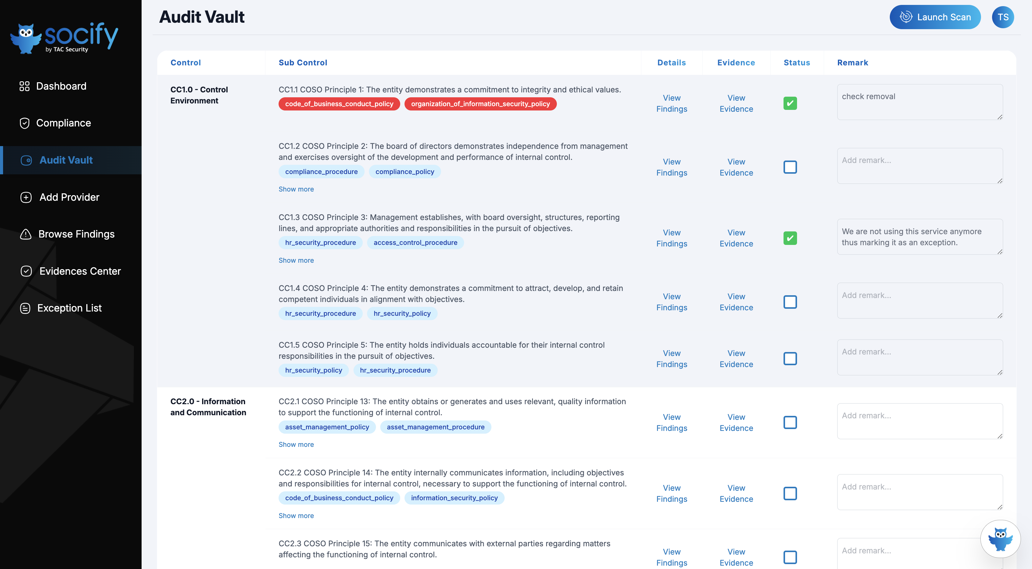 SOC 2? Get Socify. - Automate SOC 2 Compliance with Socify by TAC Security.